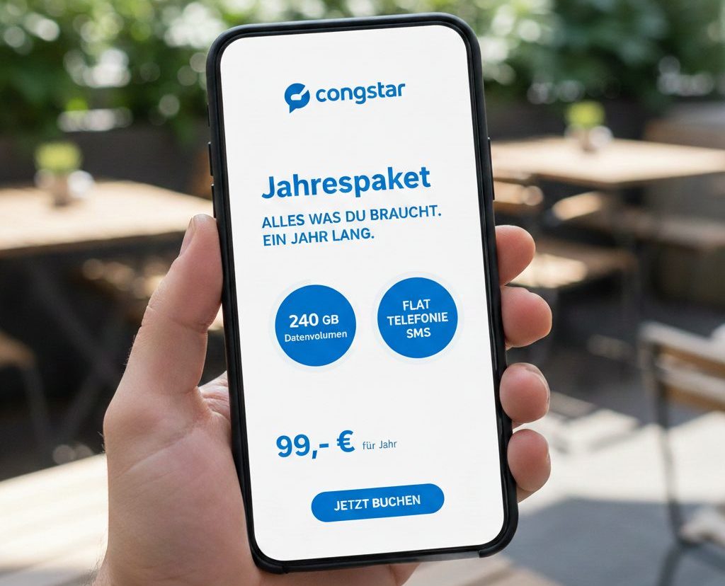 Daten-Boost bei Congstar: Prepaid Jahrespaket jetzt dauerhaft mit 240 ...